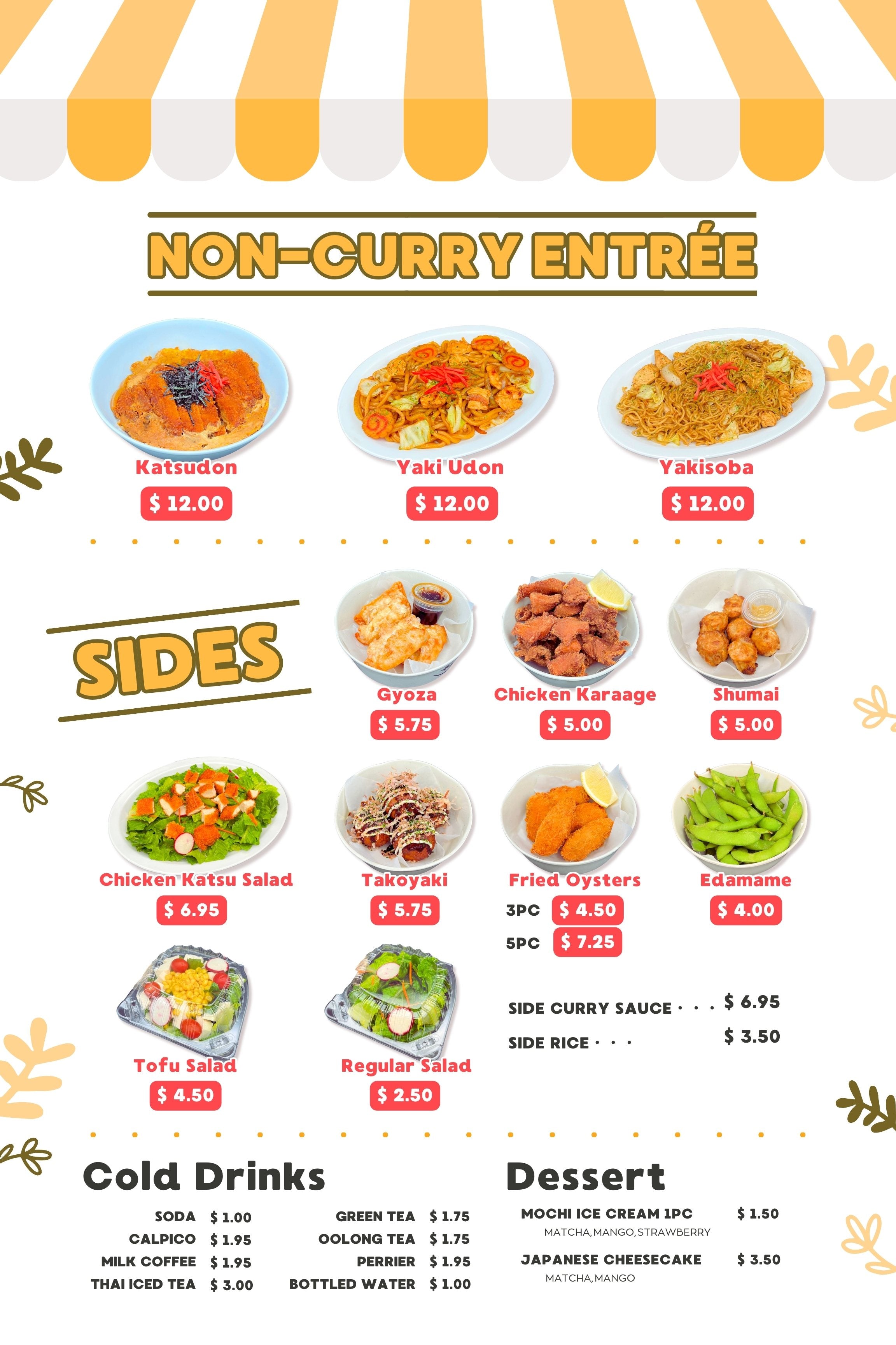 Menu – Zen Curry House Express